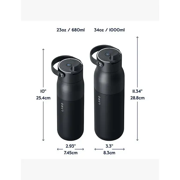 LARQ Purevis Self-cleaning Stainless-steel Bottle 1000ml