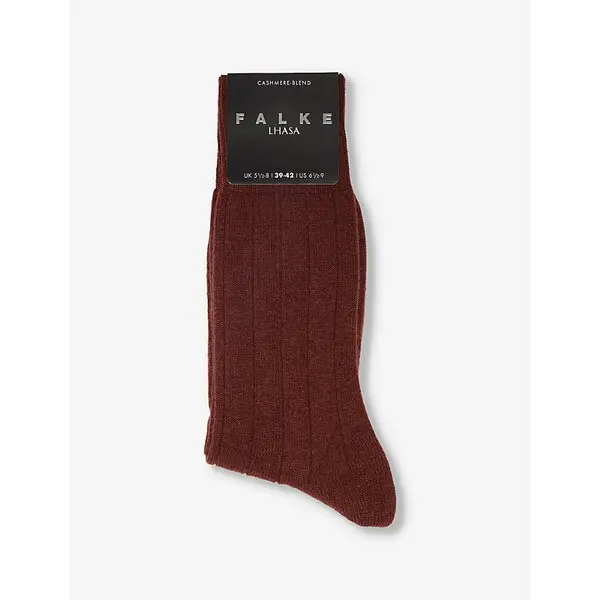 Falke Lhasa Rib Wool-blend Knitted Socks - 5186 Cinnamon