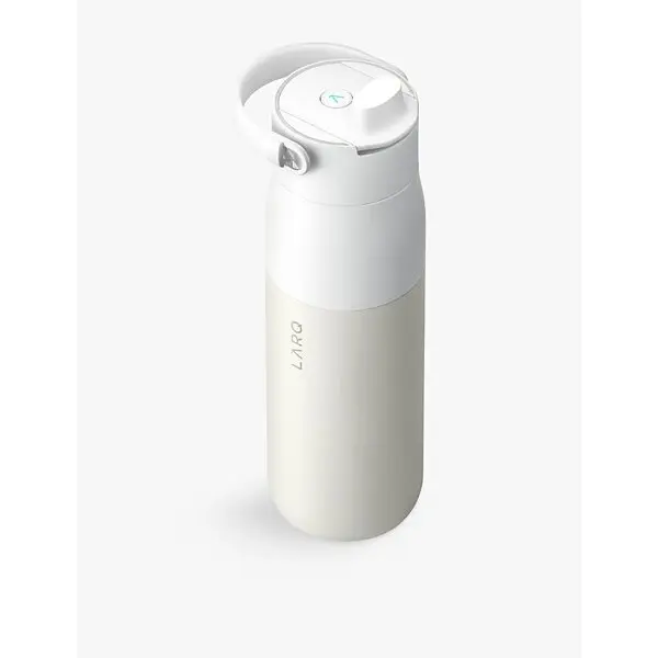 LARQ Purevis Self-cleaning Stainless-steel Bottle 680ml - Granite White