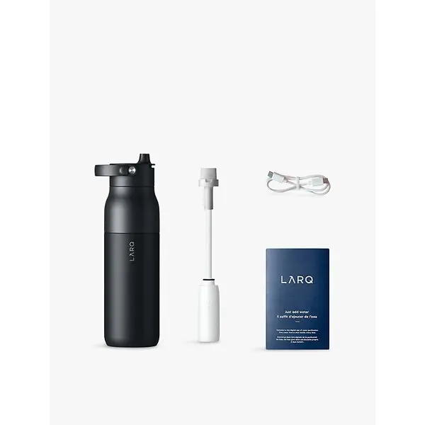 LARQ Purevis Self-cleaning Stainless-steel Bottle 680ml - Obsidian Black