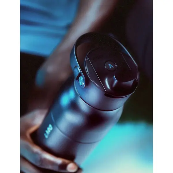 LARQ Purevis Self-cleaning Stainless-steel Bottle 680ml - Obsidian Black