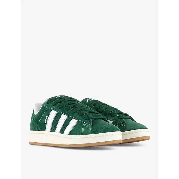 Adidas Campus 00s Low-Top Suede Trainers Eur 36.5 / 3.5 Uk In Dark Green  White - 71% Off | Editorialist