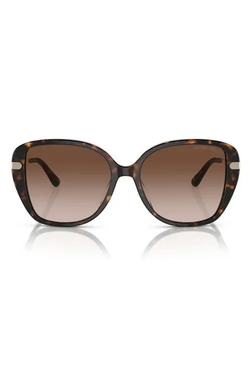 Michael Kors 54mm Gradient Square Sunglasses - Dk Tort