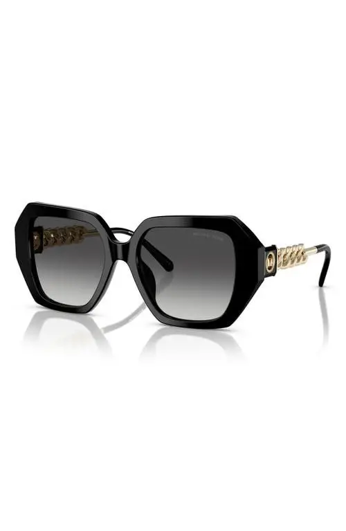 Michael Kors 54mm Square Sunglasses - Black