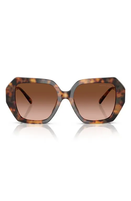 Michael Kors 54mm Square Sunglasses - Brown Grad