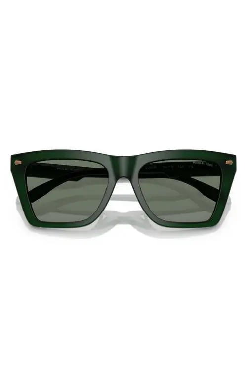 Michael Kors 56mm Square Sunglasses - Olive