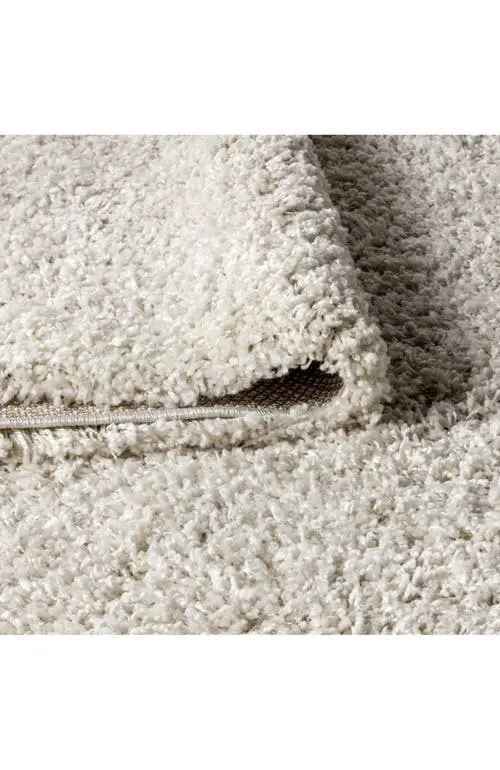 JONATHAN Y Mercer Shag Plush Area Rug - Cream