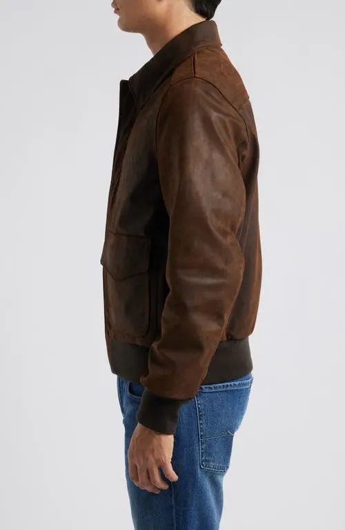 SCHOTT Lightweight Leather Flight Jacket