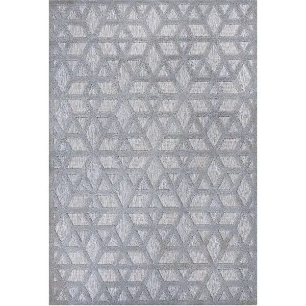JONATHAN Y Talaia Neutral Geometric Indoor/outdoor Area Rug - Light Gray