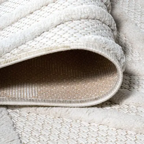 JONATHAN Y Balansat Moroccan Diamond Indoor/outdoor Area Rug - Ivory