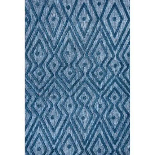 JONATHAN Y Balansat Moroccan Diamond Indoor/outdoor Area Rug - Navy