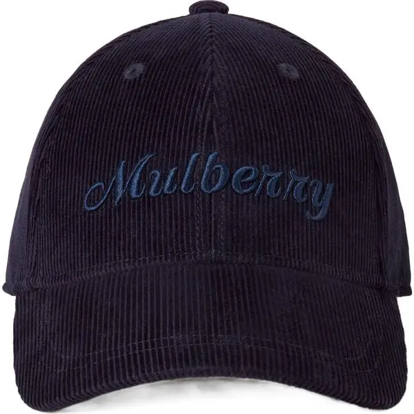 Mulberry Corduroy Baseball Cap - Night Sky