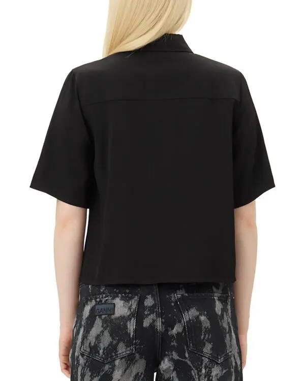 GANNI Collared Blouse