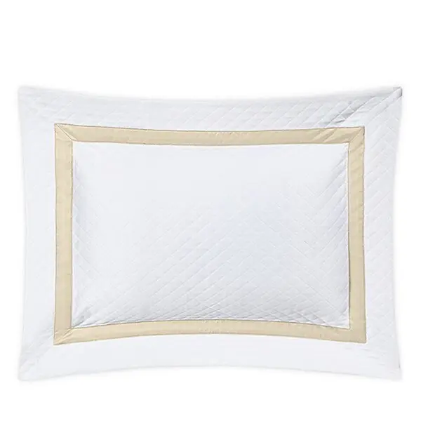 MATOUK Lowell Diamond Matelasse Boudoir Sham - Dune