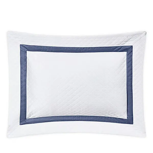 MATOUK Lowell Diamond Matelasse Boudoir Sham - Steel Blue