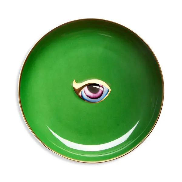 L'Objet Lito Catch All Dish In Wicked Exclusive - Green