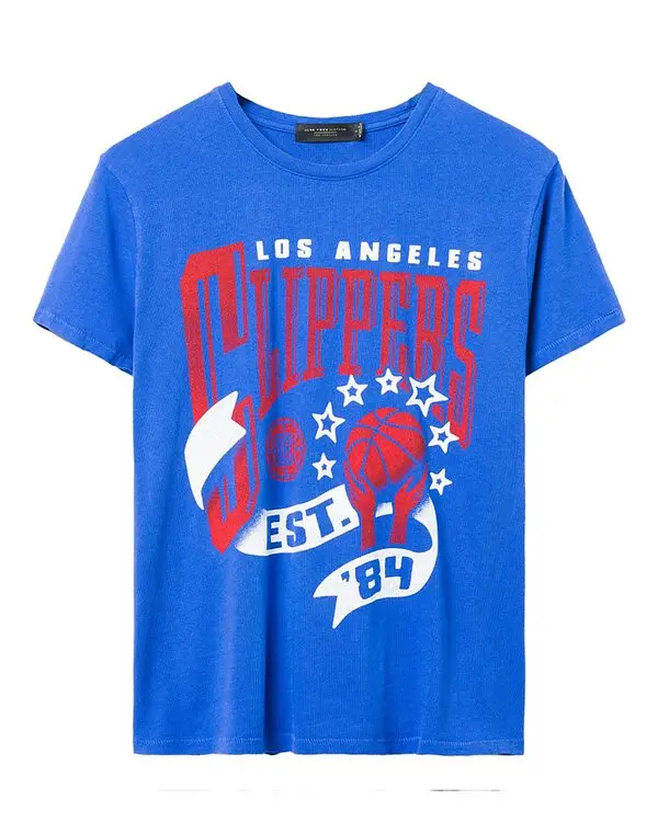 Junk Food Clothing Nba Los Angeles Clippers Vintage Tee - Liberty