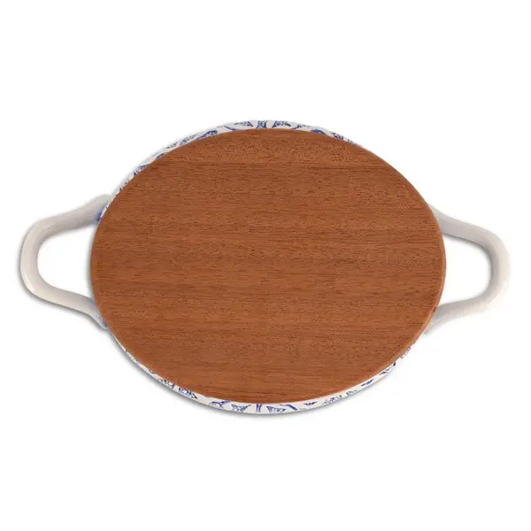 VIETRI Uccello Blu Biscotti Jar
