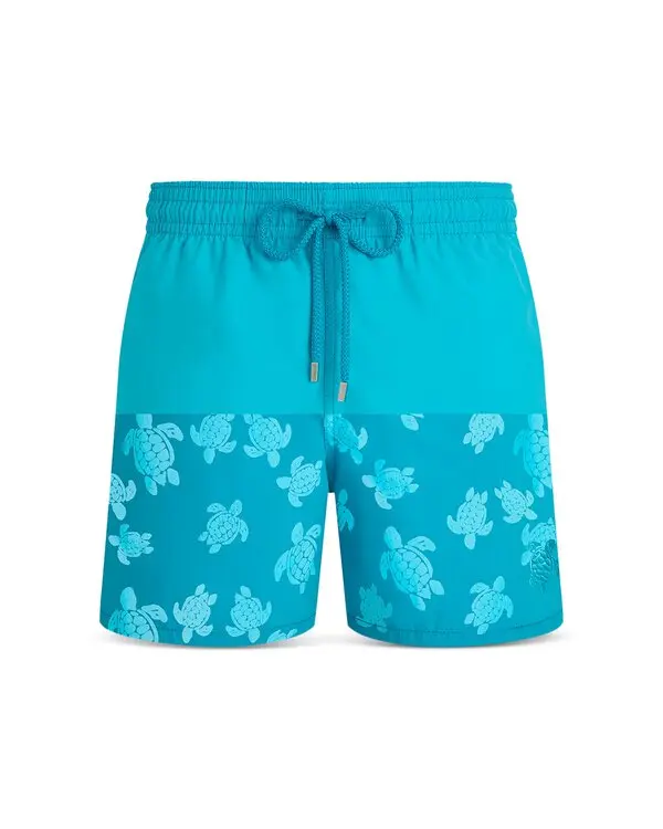 Vilebrequin Moorea 5.5" Printed Swim Short - Blue Geo