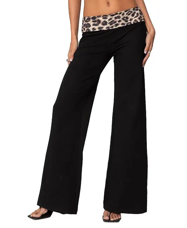 EDIKTED Fold Over Pants