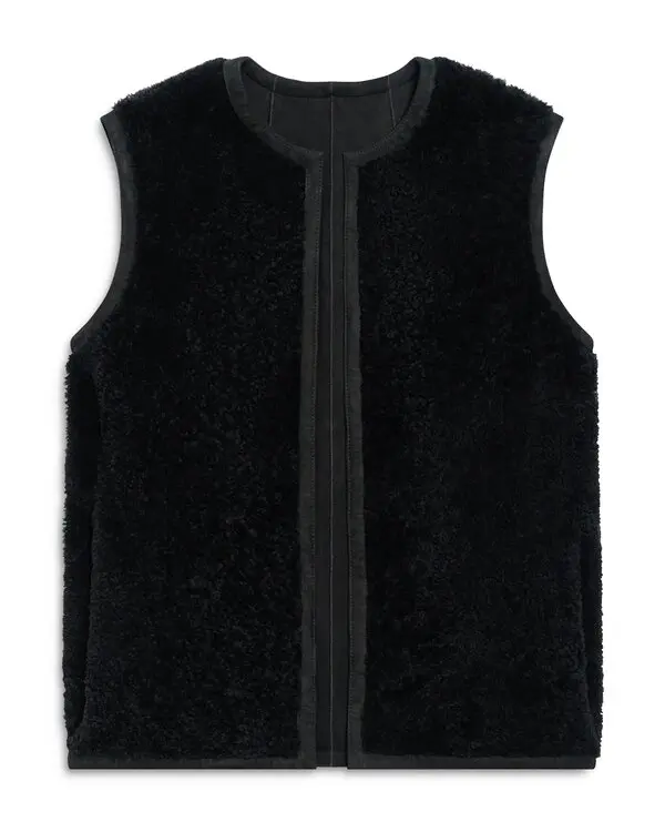 Theory Reversible Shearling Vest
