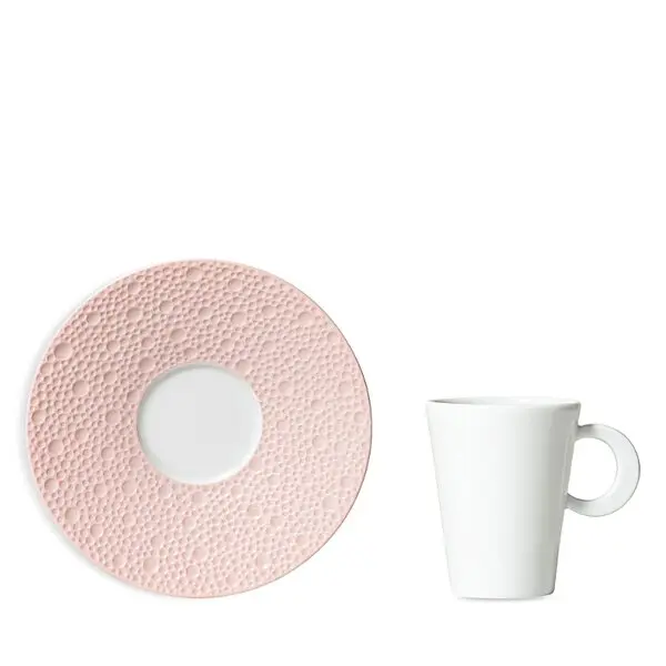 Bernardaud Ecume Rose Espresso Cup And Saucer - No Color