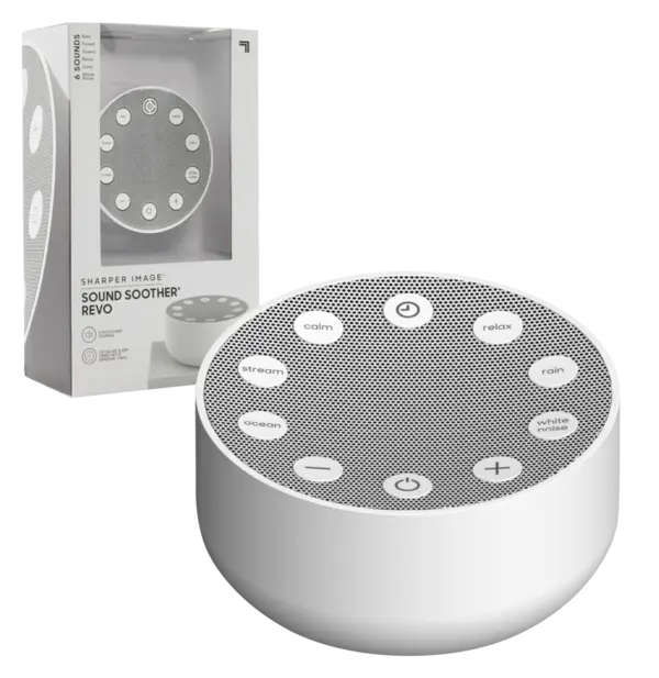 SHARPER IMAGE Sleep Therapy Noise Machine - White