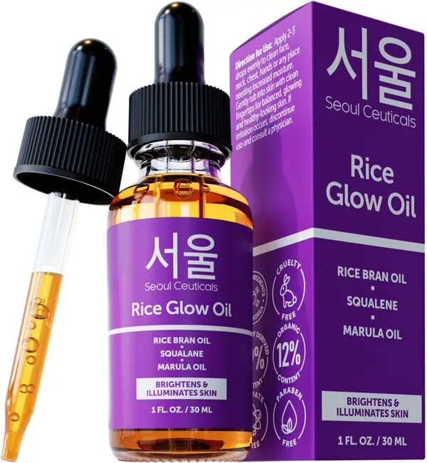 SEOUL CEUTICALS Korean Skin Care Rice Glow Oil K Beauty Skincare - Open Miscellaneous