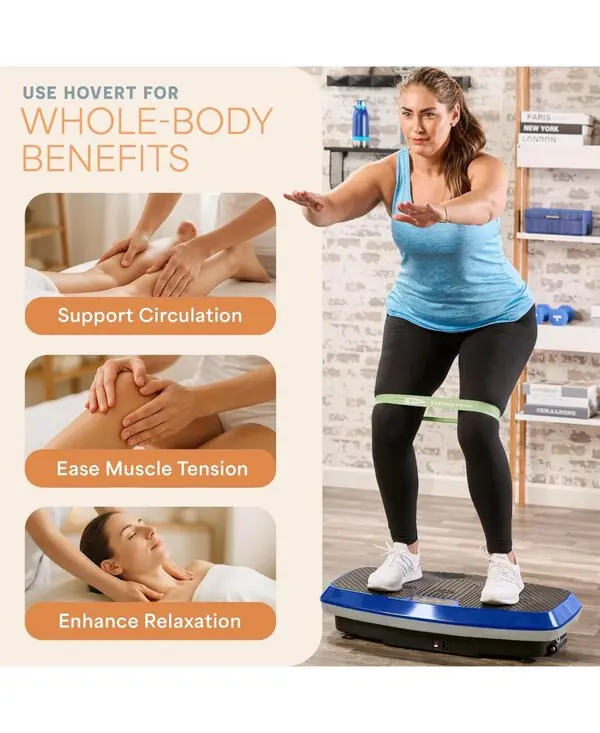 LIFEPRO Hovert 3d Vibration Plate – Dual Motor Oscillation