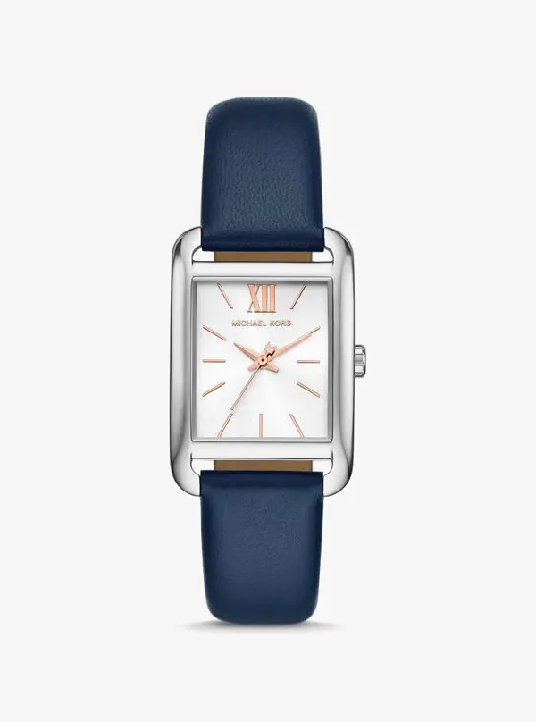 Michael Kors Silver-tone Watch - Blue