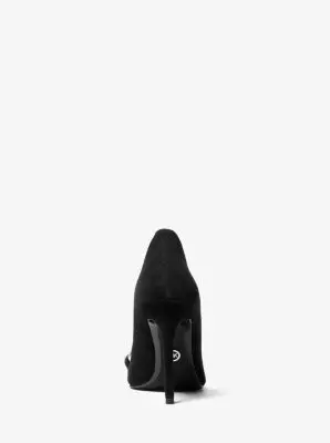 Michael Kors Scarlett Embellished Suede Pump