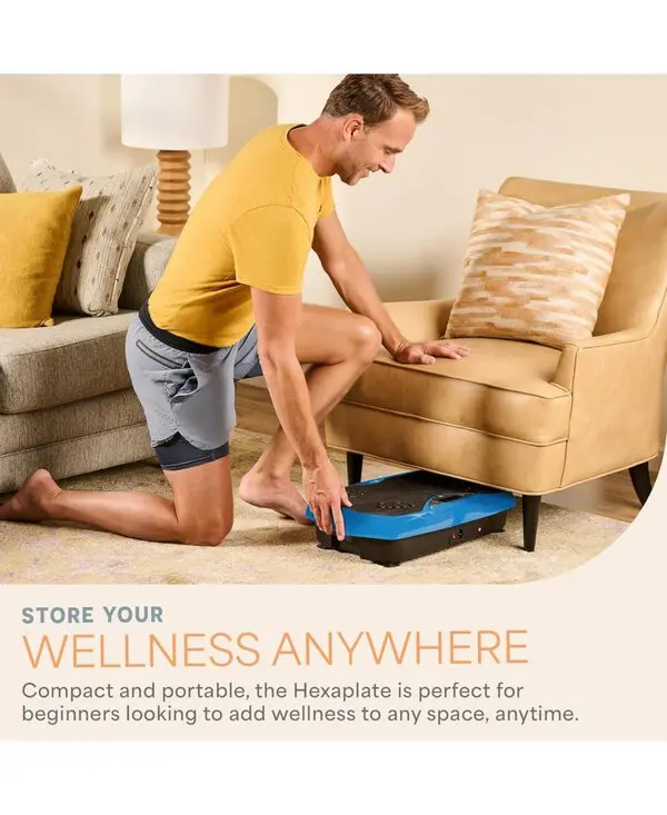 LIFEPRO Vibration Plate With Magnetic Acupoints – Full Body Workout & Lymphatic Drainage Machine