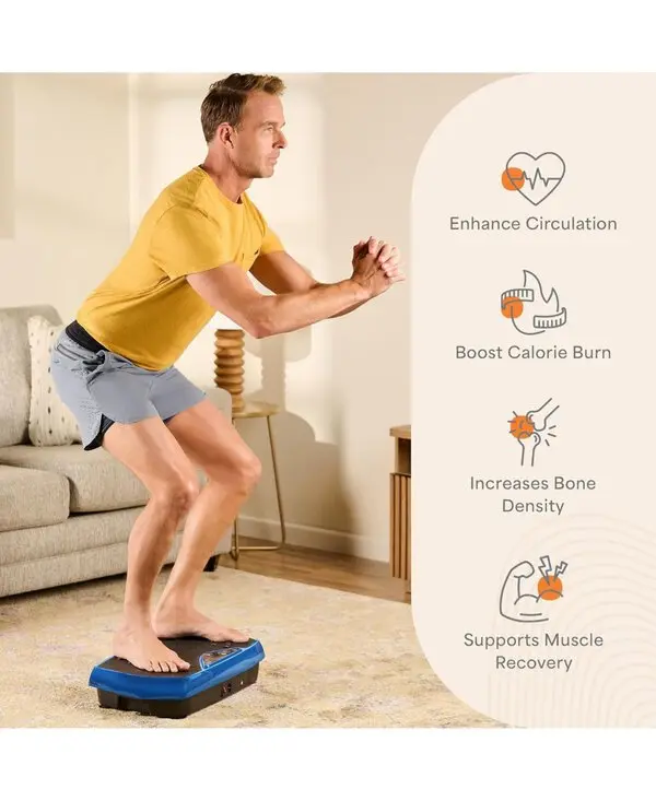 LIFEPRO Vibration Plate With Magnetic Acupoints – Full Body Workout & Lymphatic Drainage Machine