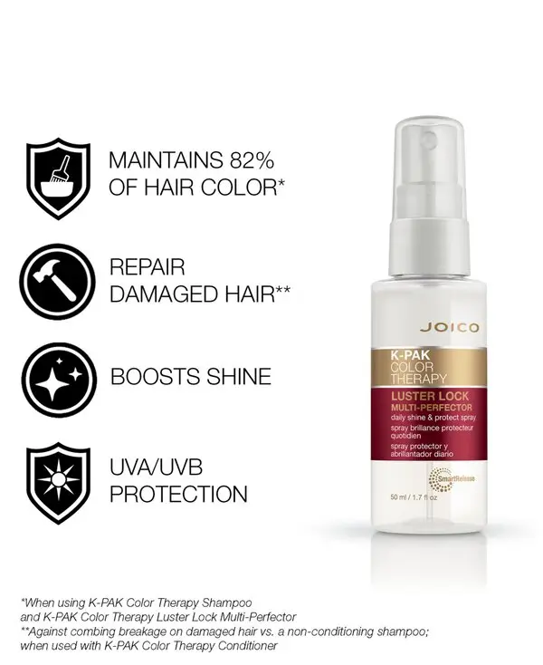 JOICO K-pak Color Therapy Luster Lock Multi-perfector Daily Shine & Protect Spray - No Color