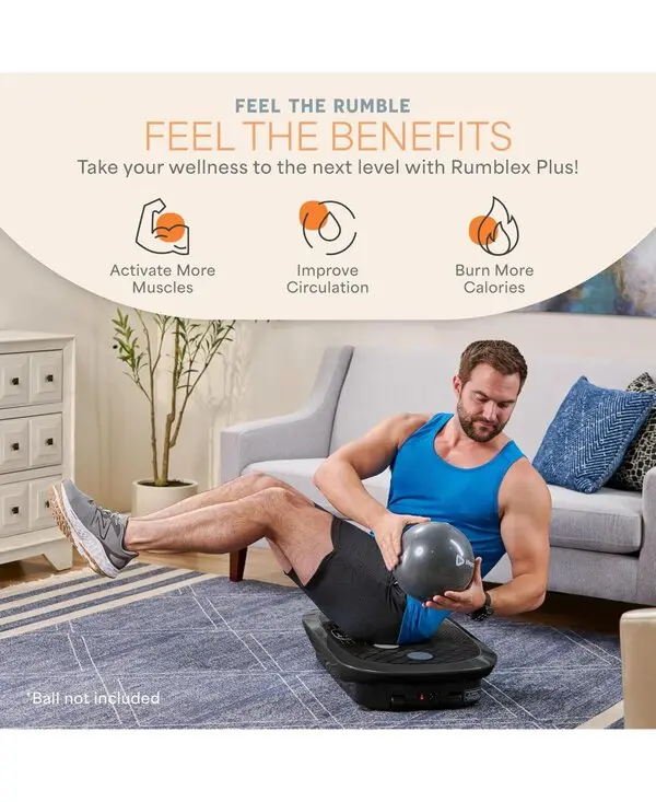 LIFEPRO Rumblex Plus 4d Vibration Plate – Triple Motor