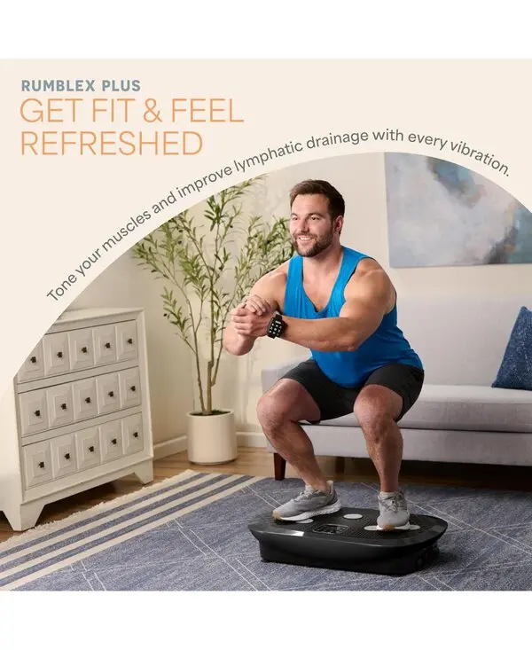 LIFEPRO Rumblex Plus 4d Vibration Plate – Triple Motor