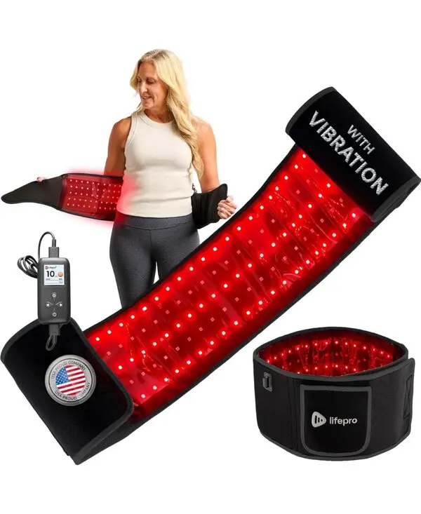 LIFEPRO Red Light Therapy Belt - Black