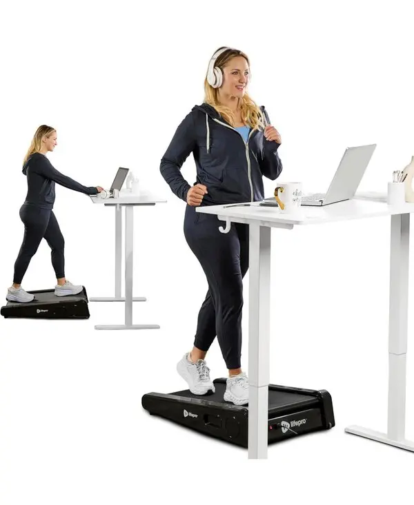 LIFEPRO Smallest Portable 30in Walking Pad Treadmill – Adjustable Incline