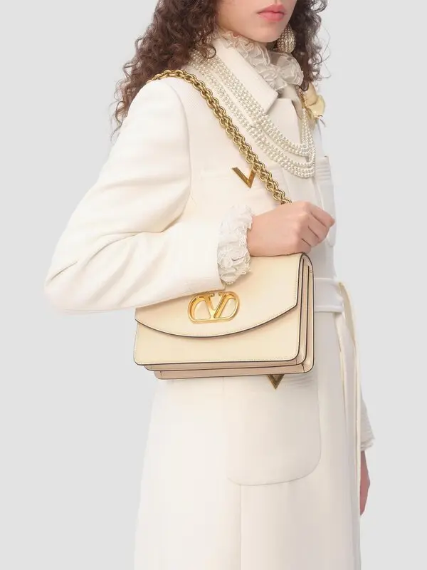 Valentino Garavani Vain Shoulder Bag - Butter