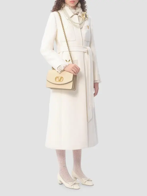 Valentino Garavani Vain Shoulder Bag - Butter