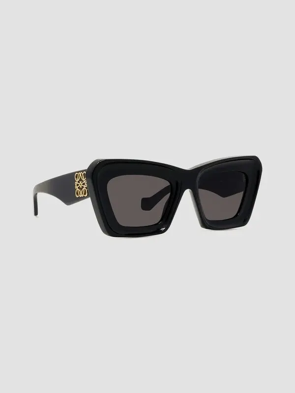Loewe Anagram 52mm Cat-eye Sunglasses - Black