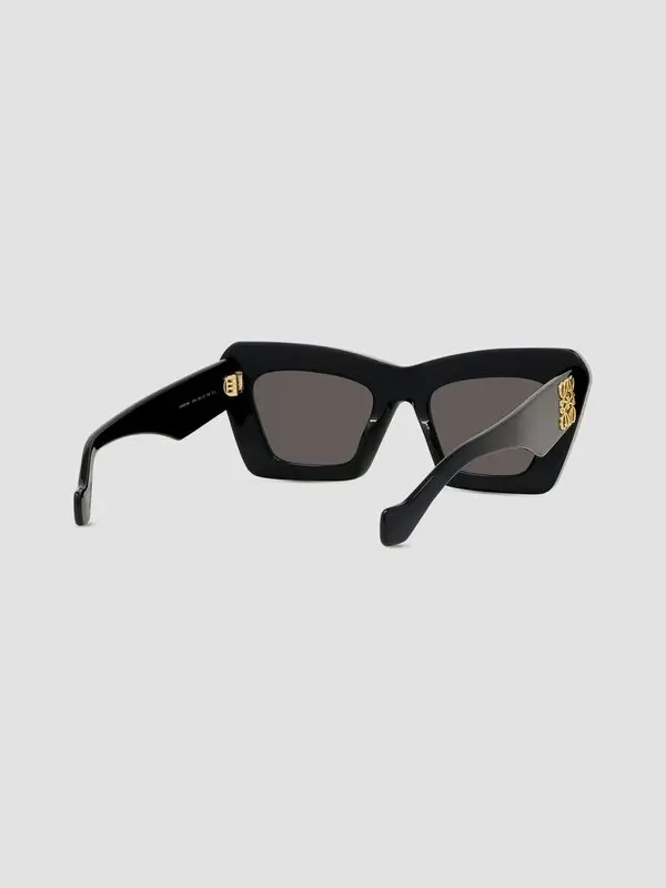 Loewe Anagram 52mm Cat-eye Sunglasses - Black