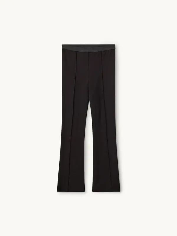 THE GARMENT Slim Fit Flare Pant - Black