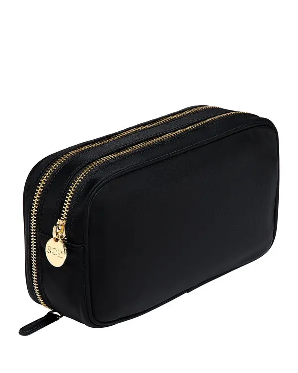 Stoney Clover Lane Double Zip Pouch - Noir