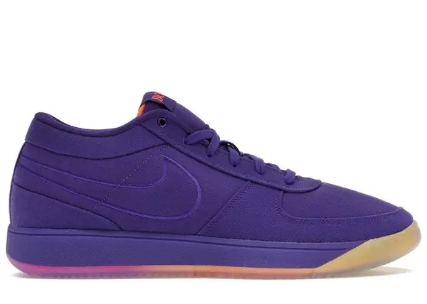 Nike Book 1 Sunset Sneakers - Court Purple/total Orange/taupe Grey