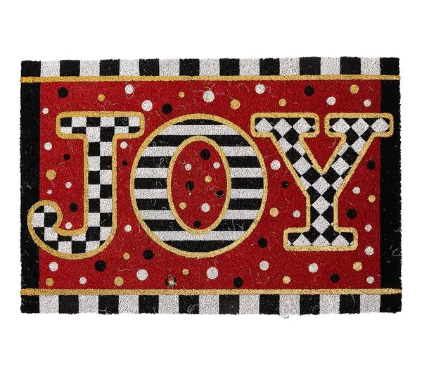 MACKENZIE-CHILDS Joy Entrance Mat - One-color