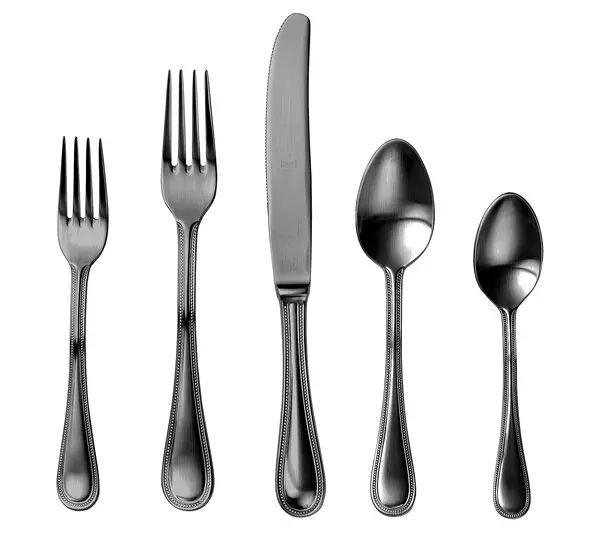 MEPRA Perla Ice Black Gold Flatware Set - One-color