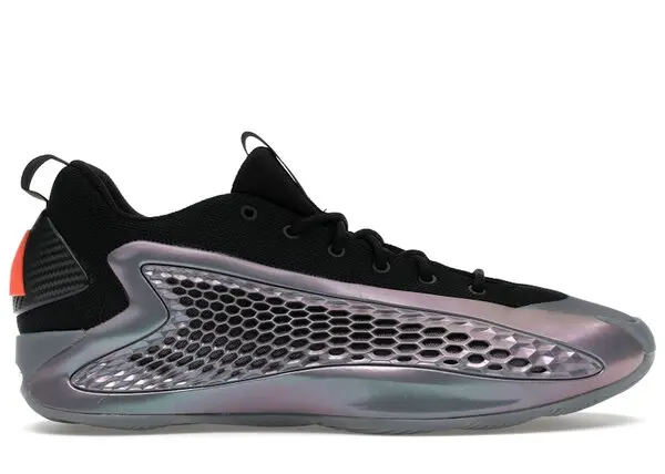 Adidas Ae 1 Low Iron Sharpens Iron Sneakers - Iron Metallic/core Black/solar Orange