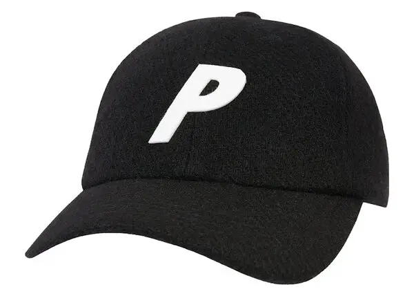 PALACE Harris Tweed 6-panel Cap - Black