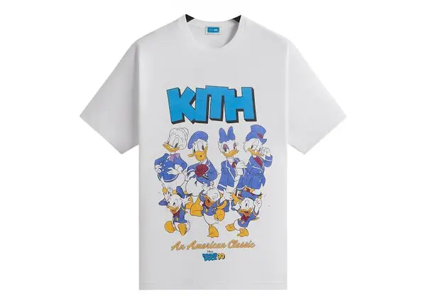 Kith Disney Donald Duck Family Vintage Tee Shirt - White